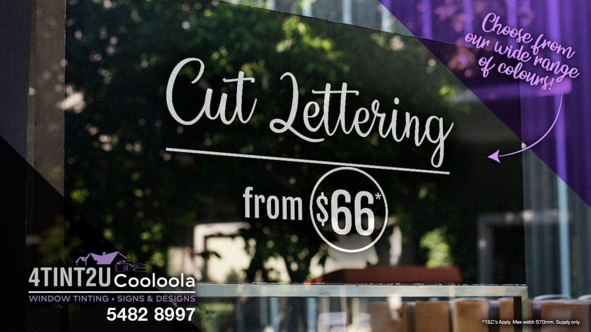 4Tint2U Window Tinting Signs & Designs Gympie